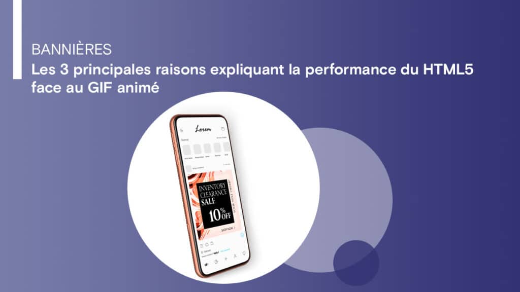 Bannière: les avantages de HTML5 par rapport au GIF animé