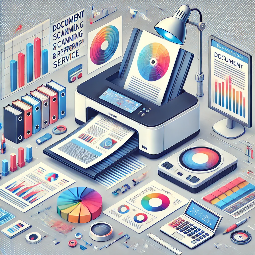 Service de scan et reprographie - Reproduction fidèle des couleurs